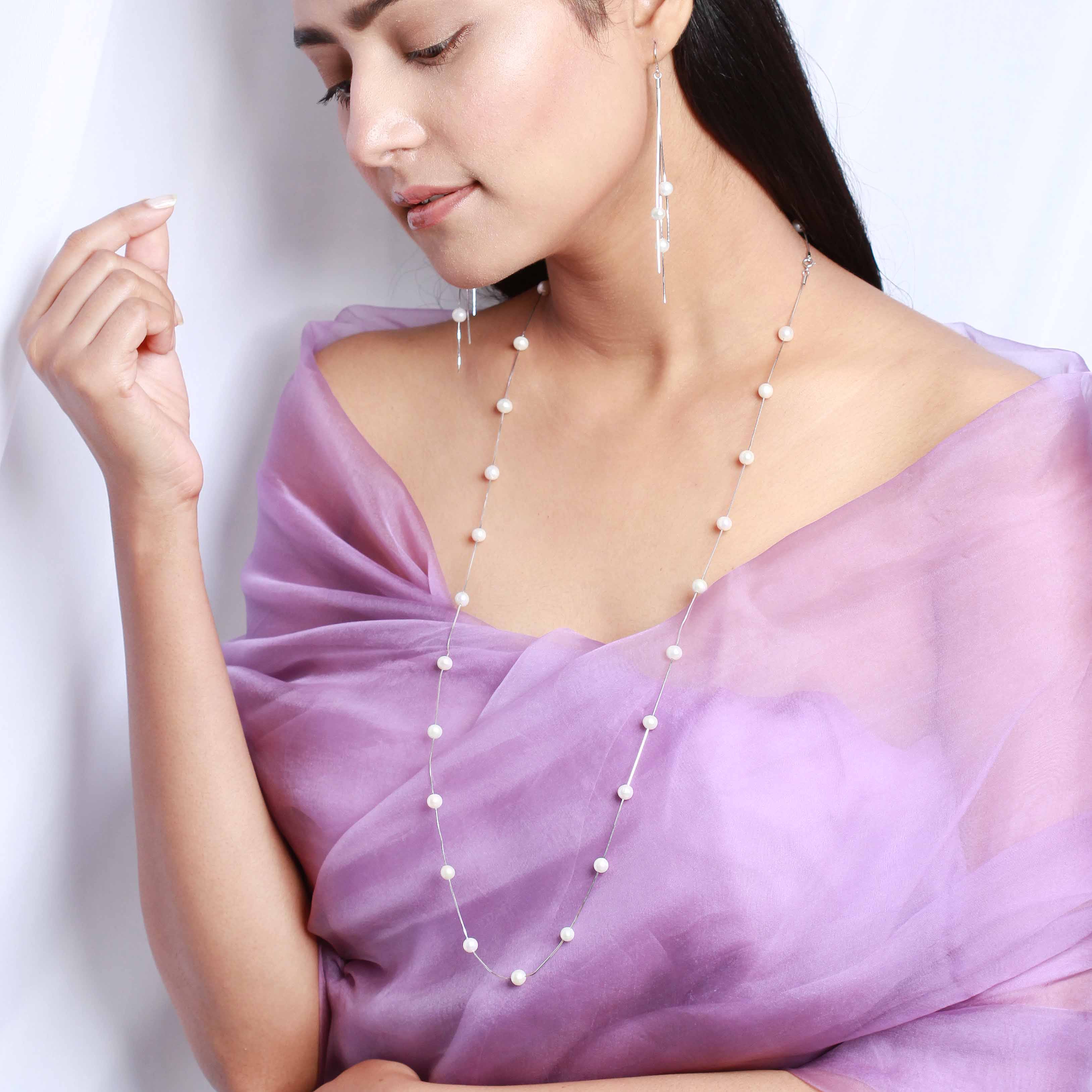 Buy Silver Pearl Jewellery at Unniyarcha – Unniyarcha
