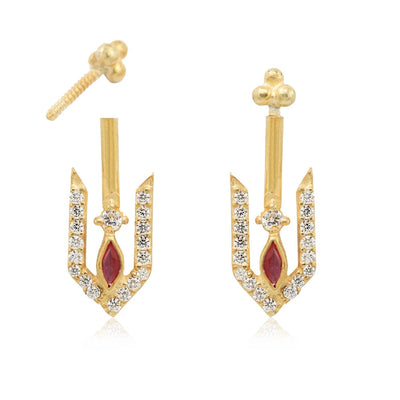 Shop Silver Bugadi Earrings for Women Online – Unniyarcha