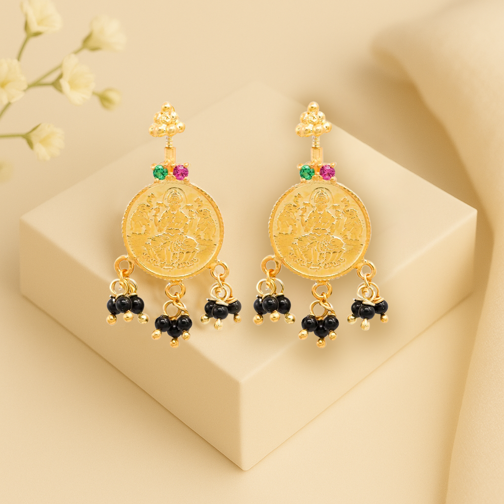 Buy Silver Mangal Lakshmi Bugadi - Unniyarcha Design