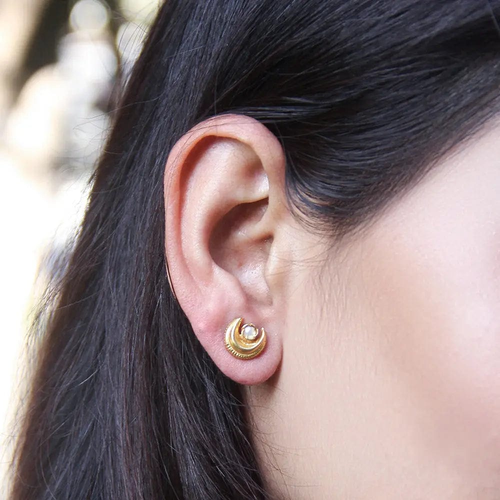 Buy Cute Chand Silver Studs Online - Unniyarcha – Unniyarcha