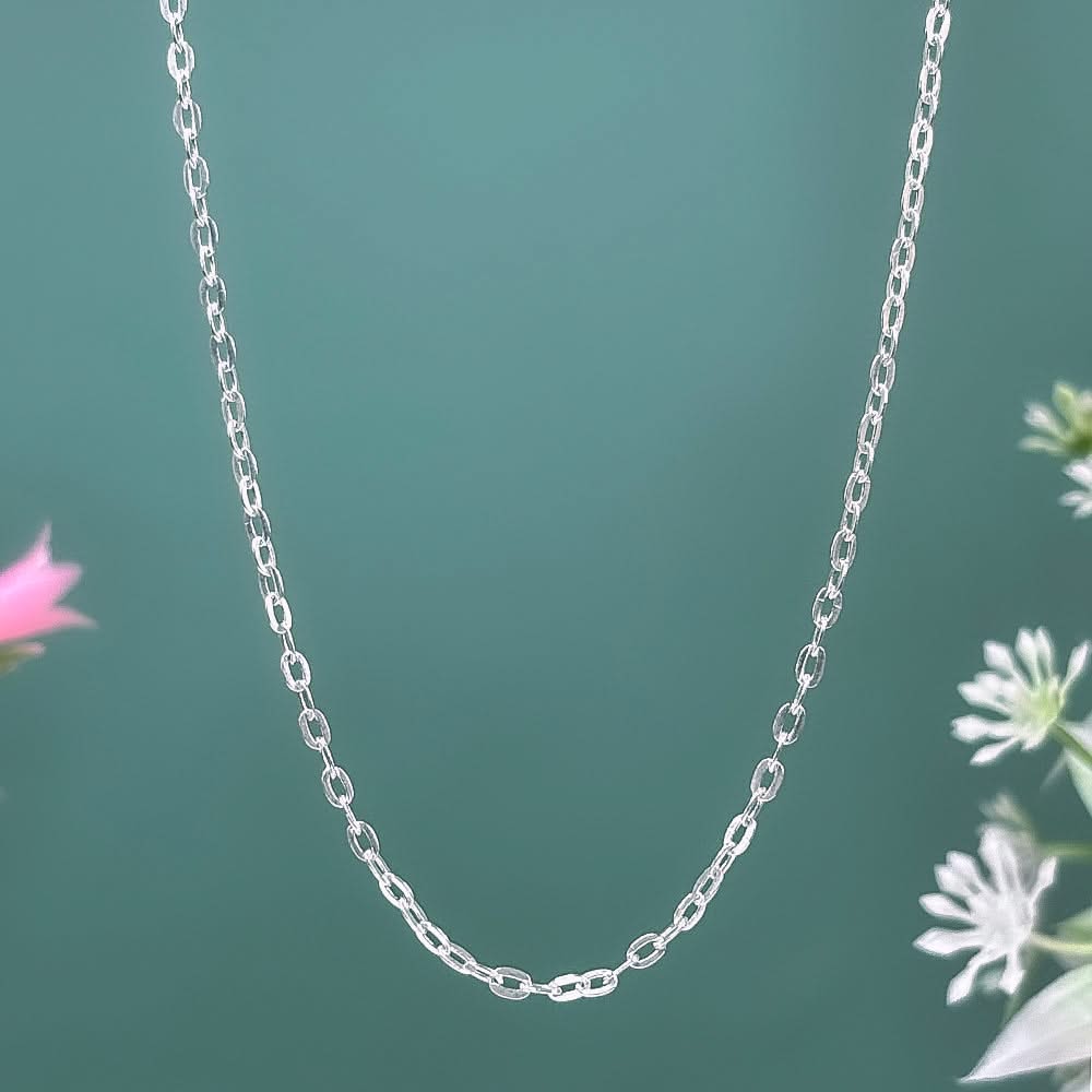 Silver Luxury Link Chain – Unniyarcha Design