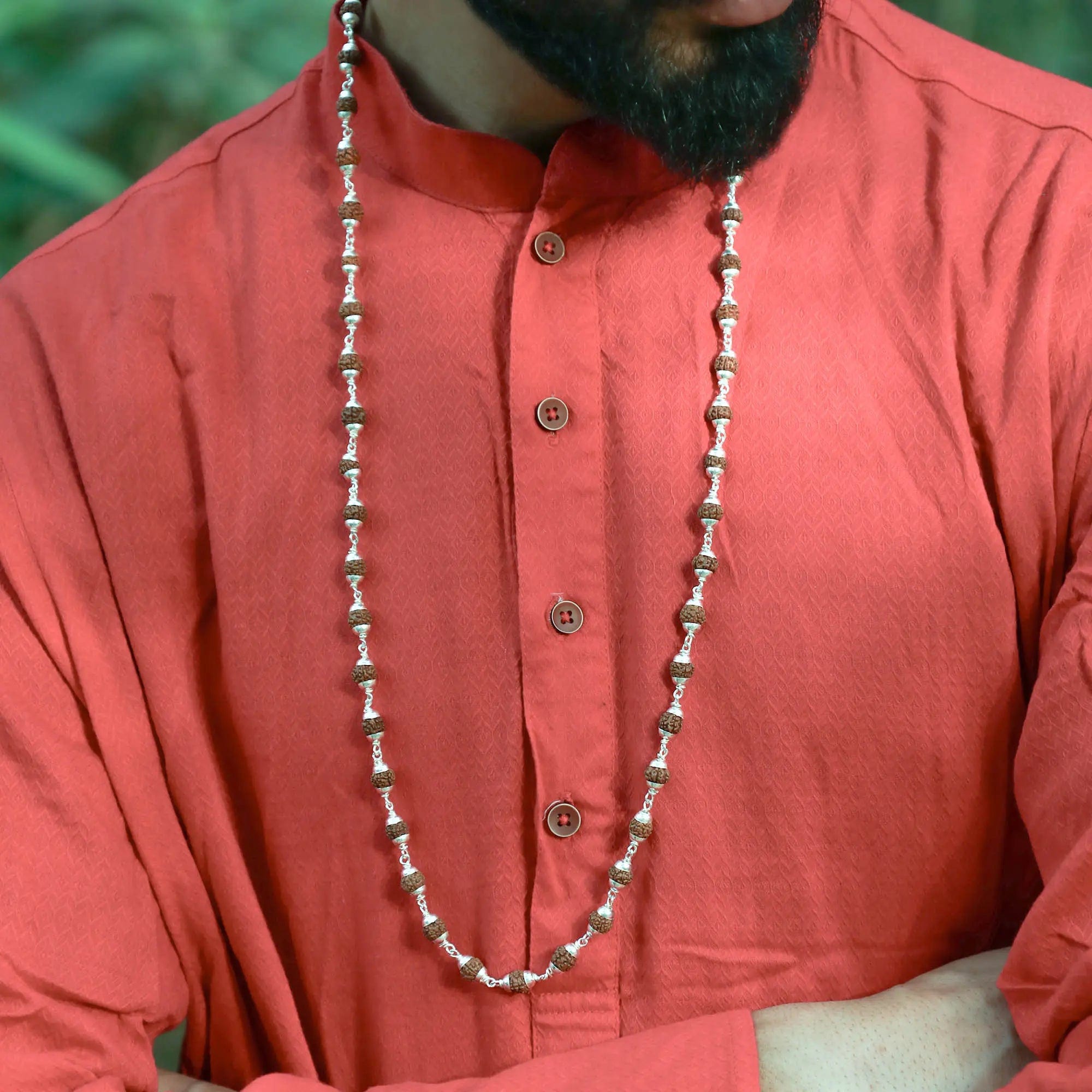 Mens Rudraksh chain – Unniyarcha Design