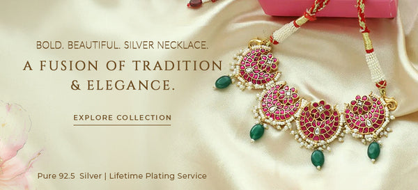 Buy 925 Pure Silver Necklaces for Women Online – Unniyarcha