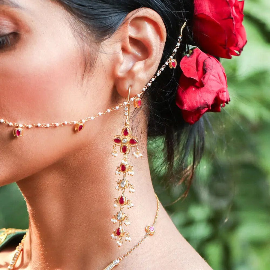 Buy Sui Dhaga Earrings Online at Unniyarcha – Unniyarcha Design