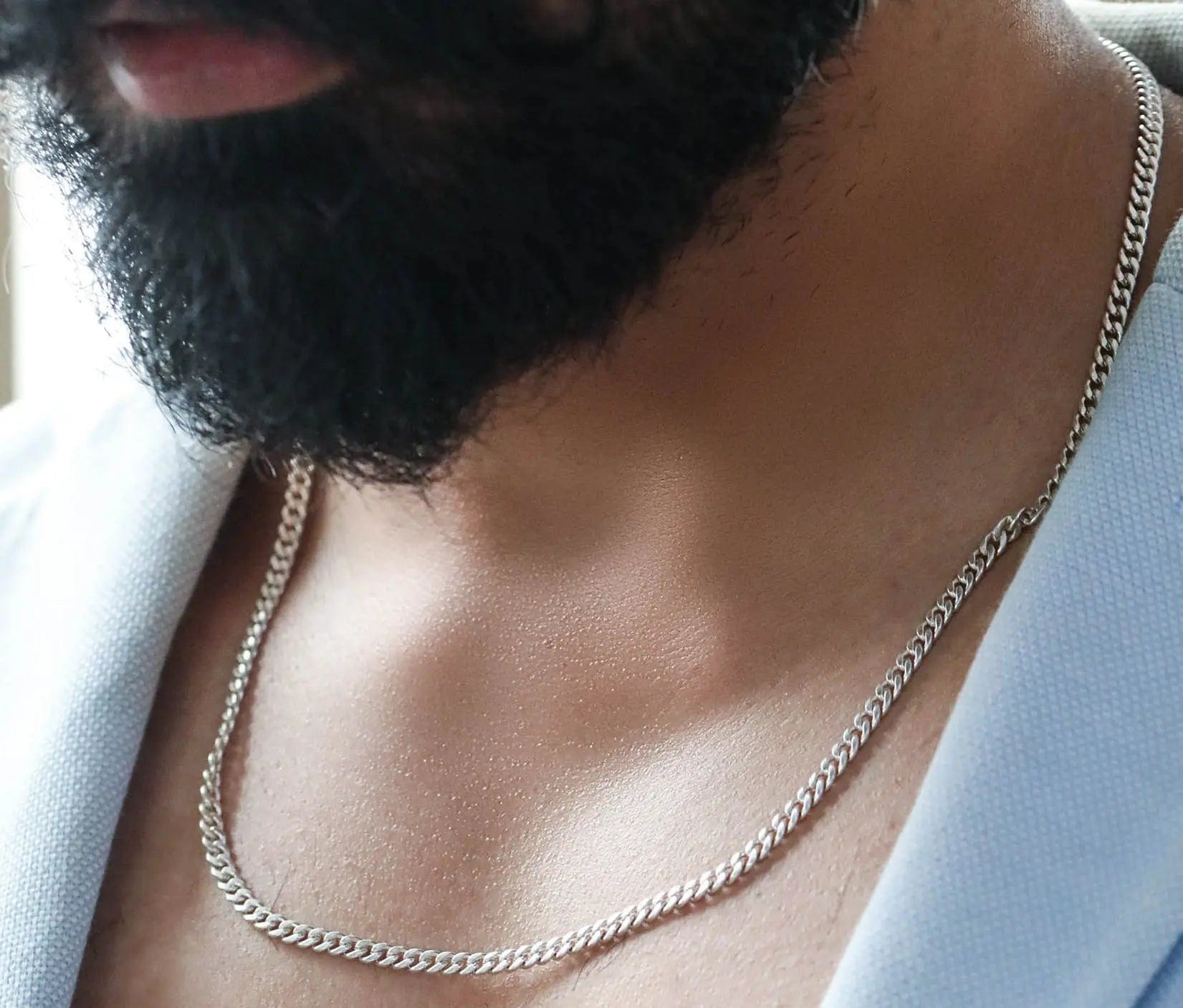 Silver Men's Classic Chain – Unniyarcha