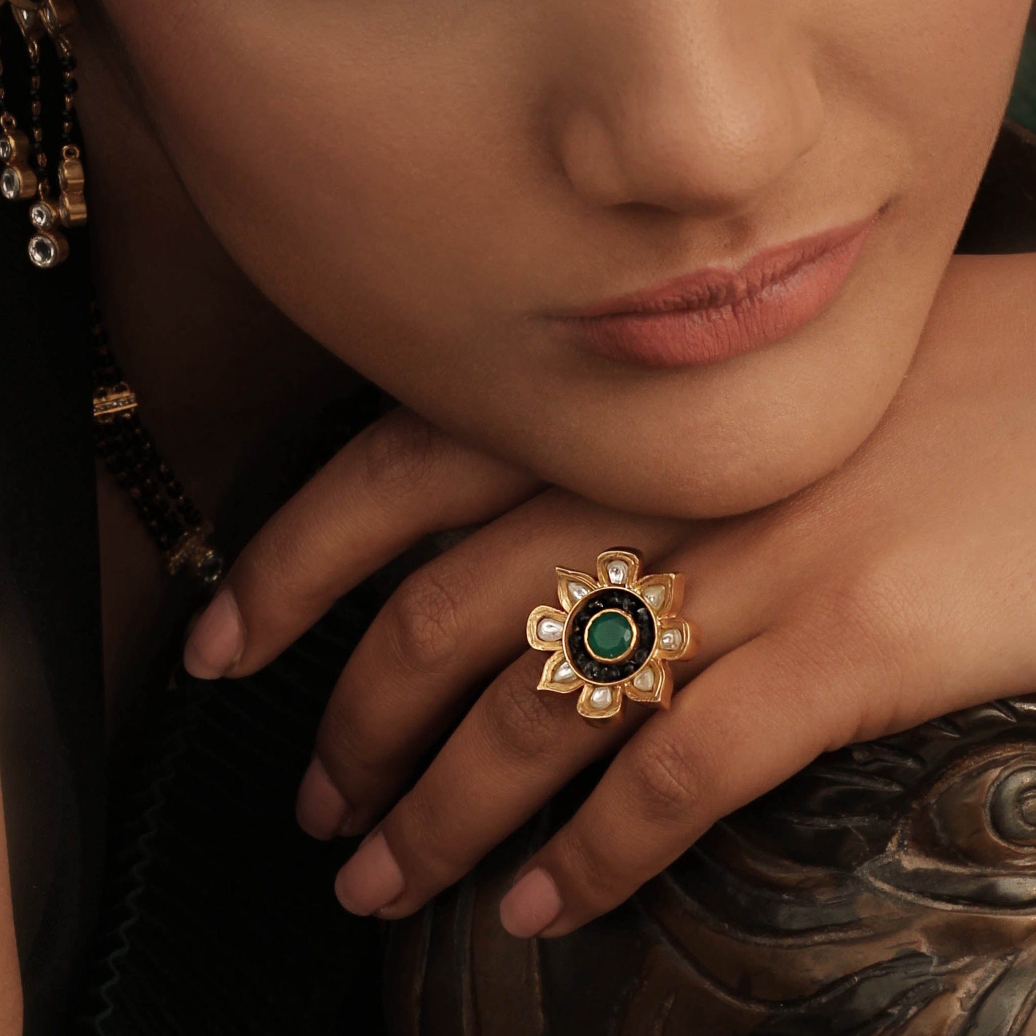 Buy Aesthetic Silver Mangalsutra Ring Online - Unniyarcha – Unniyarcha